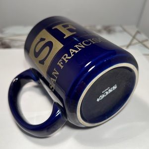 SNCO | Dining | Vintage Snco San Francisco Cobalt Blue Gold Gilding 45 ...
